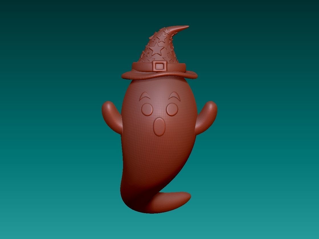 cute ghost 3d printable model 3D model 3D printable | CGTrader