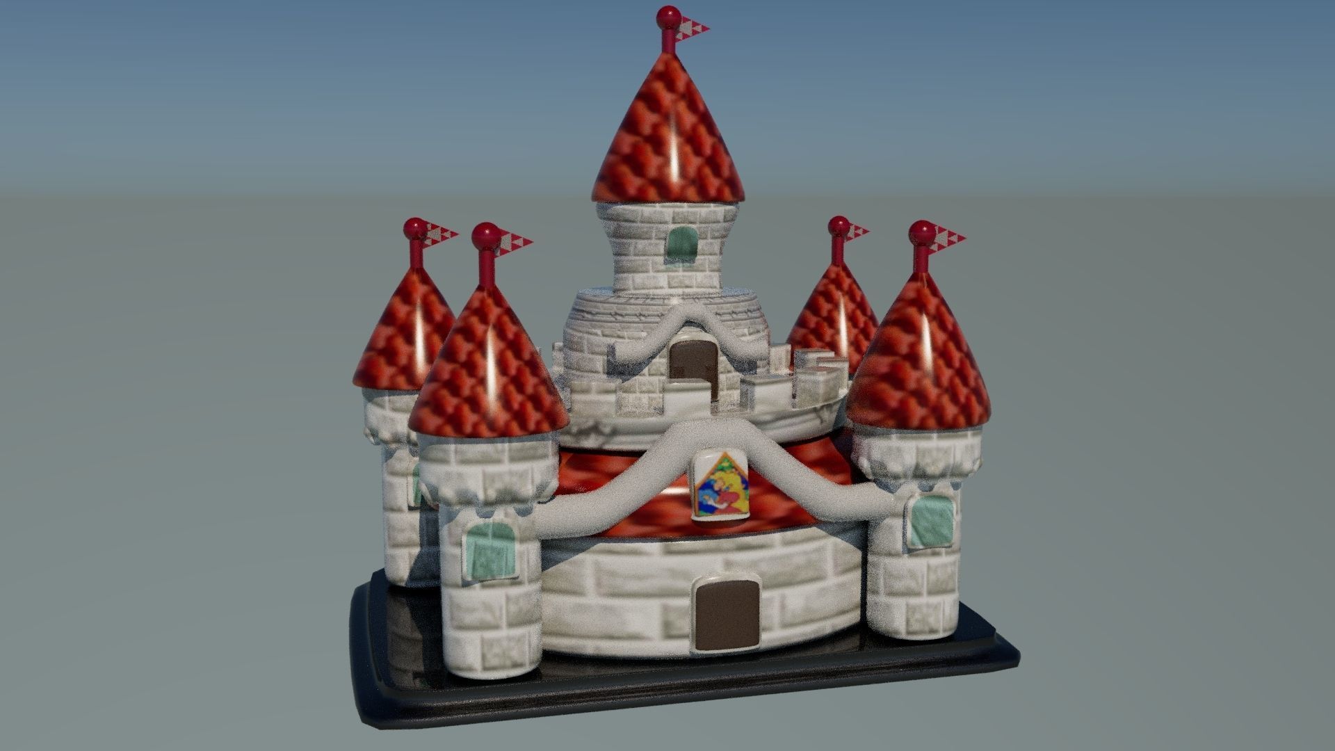 Super Mario 64 Castle 3D model | CGTrader