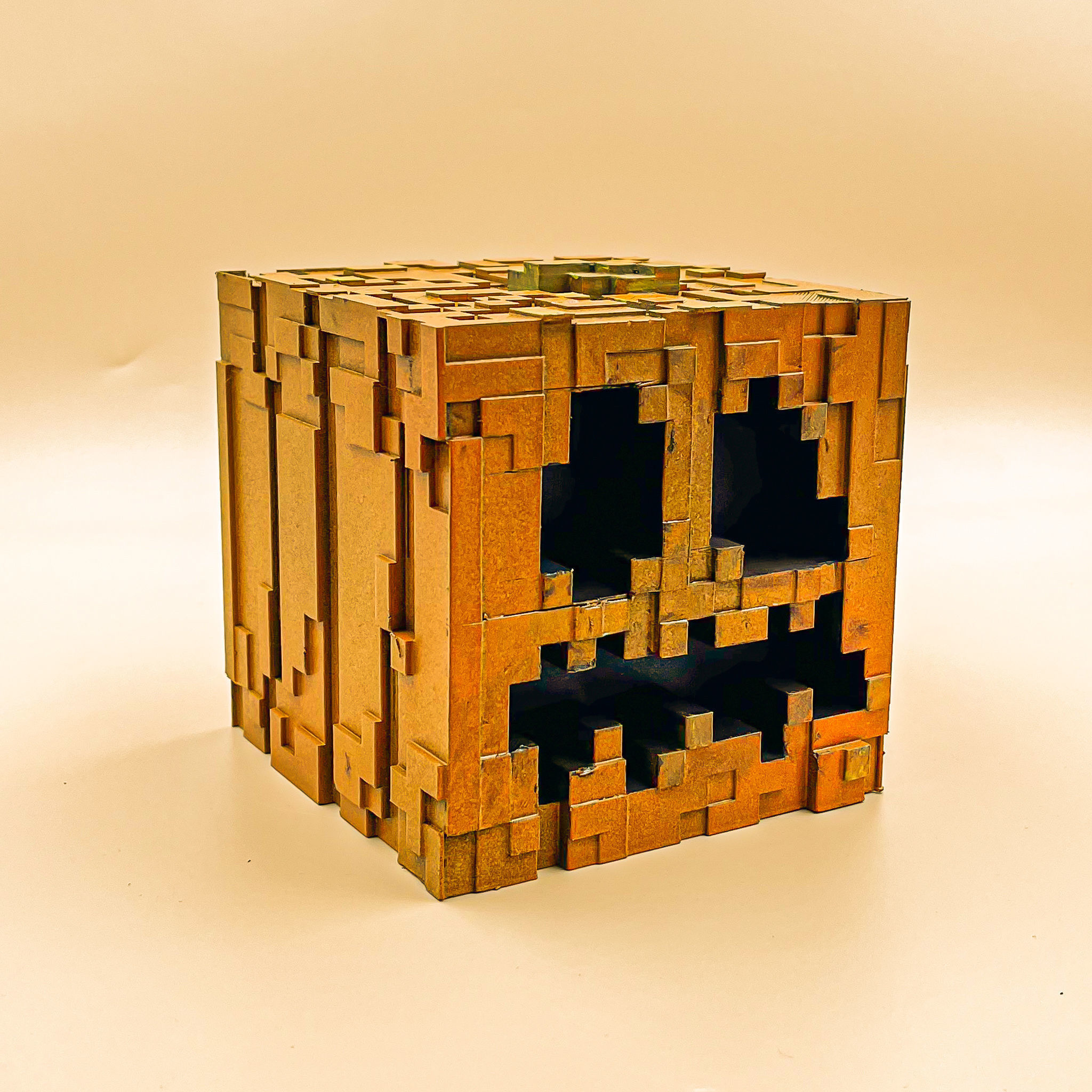 Minecraft Pumpkin Halloween 3D model 3D printable | CGTrader