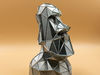 Moai Voronoi Low Poly 3D model 3D printable | CGTrader