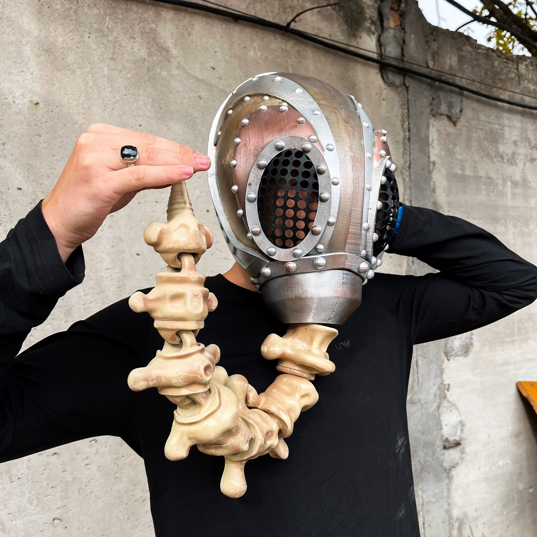 Sandman helmet ARTICULATED The Helmet of Dreams Dreams Helm 3D model 3D ...