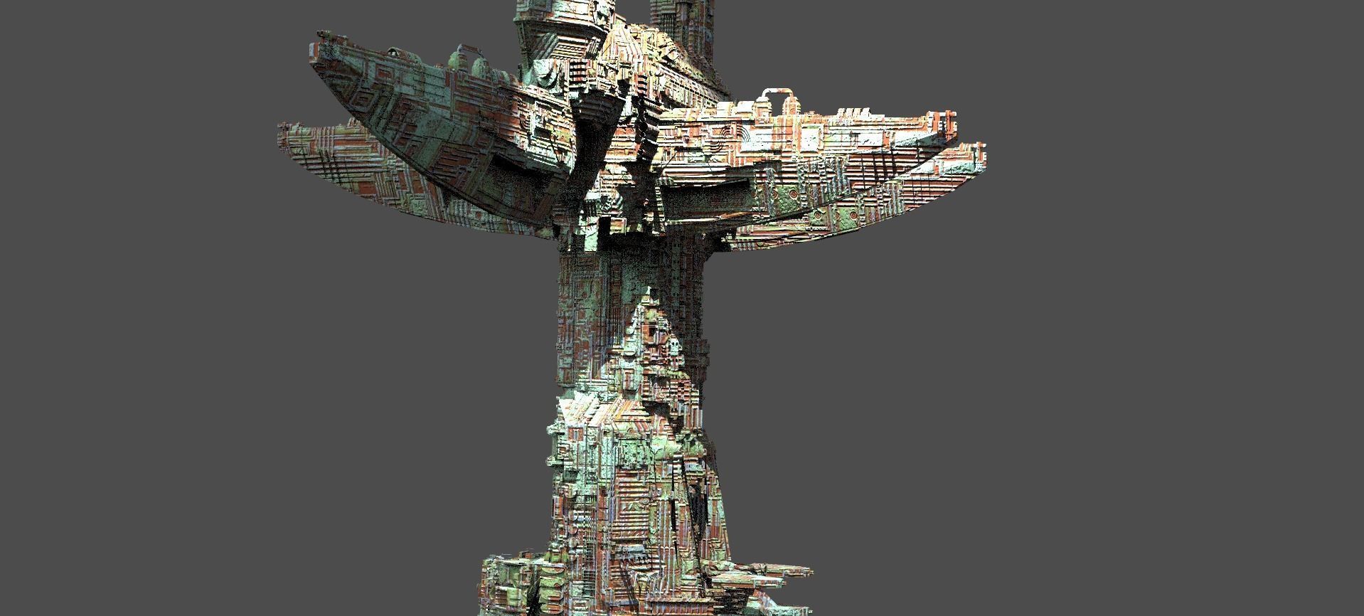 Wraith Architecture Tower 1 3D model | CGTrader