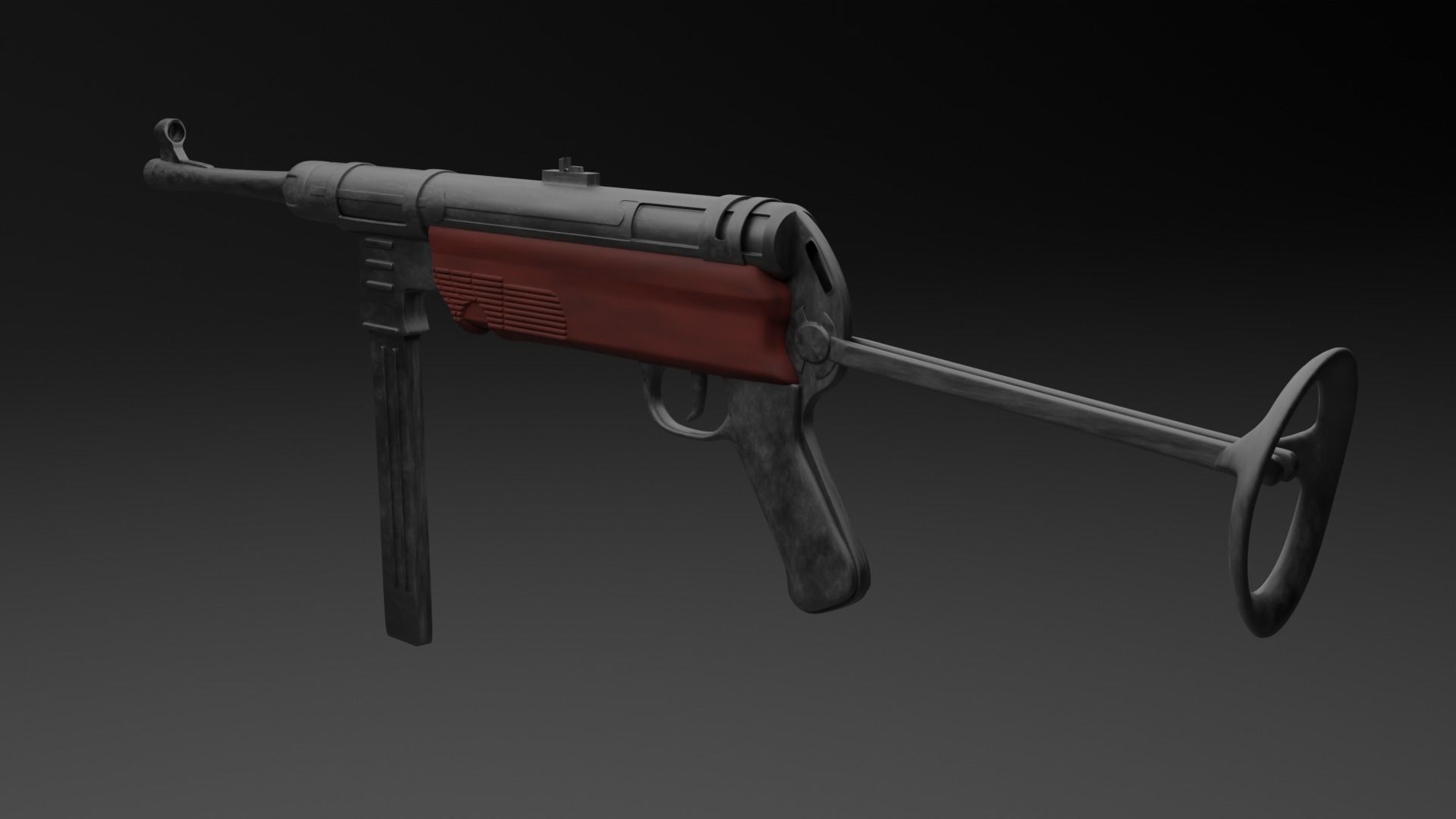 3D model German machine gun VR / AR / low-poly | CGTrader