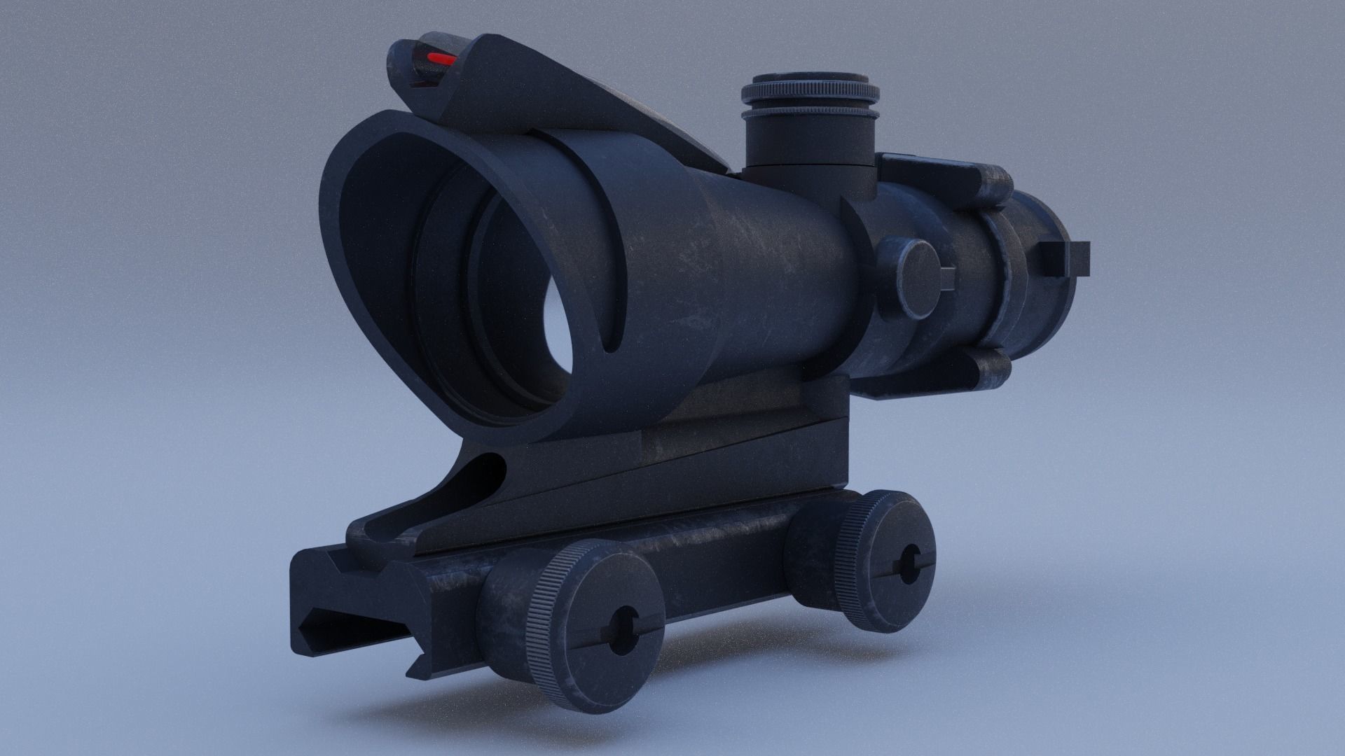 ACOG Rifle Scope 3D model | CGTrader
