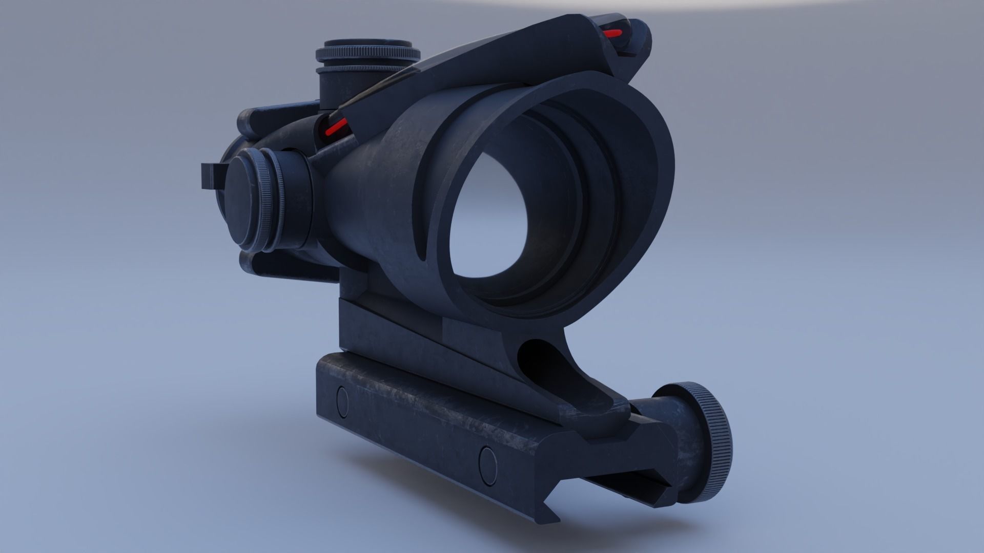 ACOG Rifle Scope 3D model | CGTrader