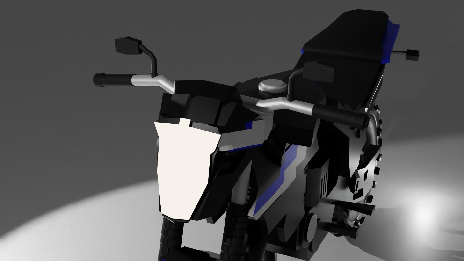 3D model motorcycle streetbike VR / AR / low-poly | CGTrader