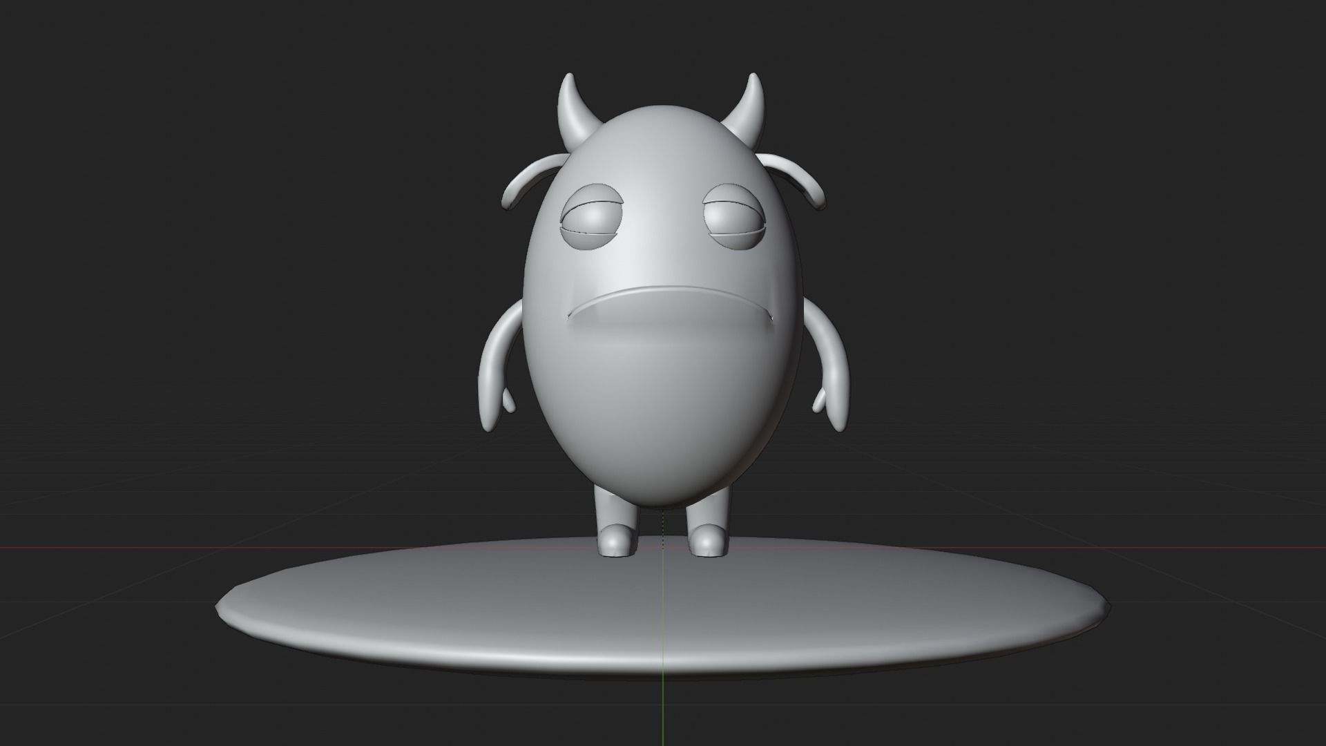 Cute Moster free VR / AR / low-poly 3D model | CGTrader