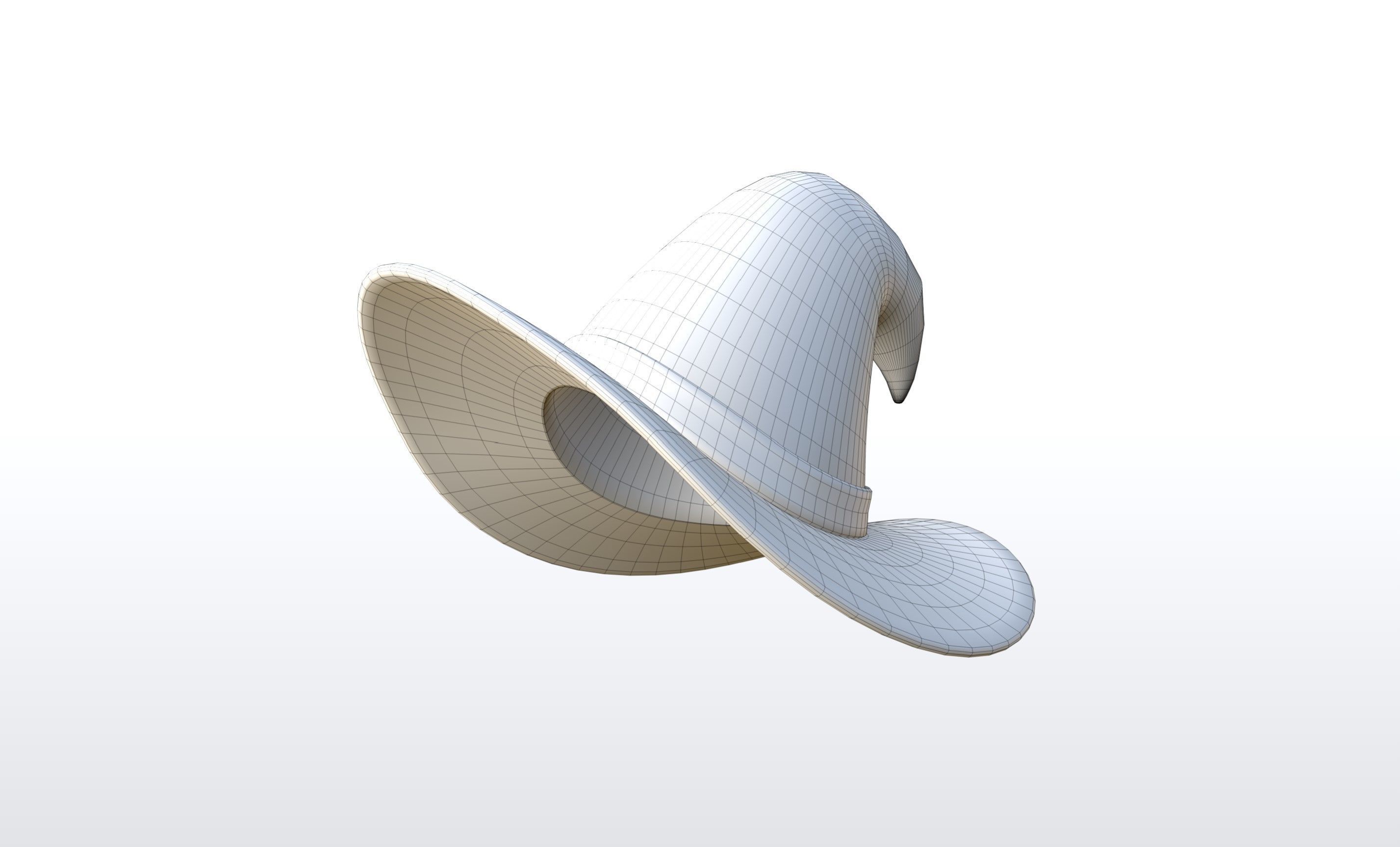 Hat003 Witch Hat 3D model | CGTrader