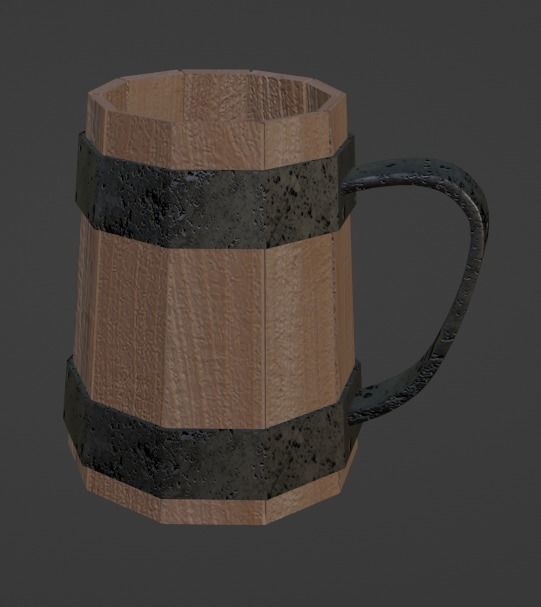 Fantasy Beer Mug 3D model | CGTrader