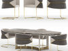 Visionnaire Morgan Mythica Dining Set 3D model | CGTrader