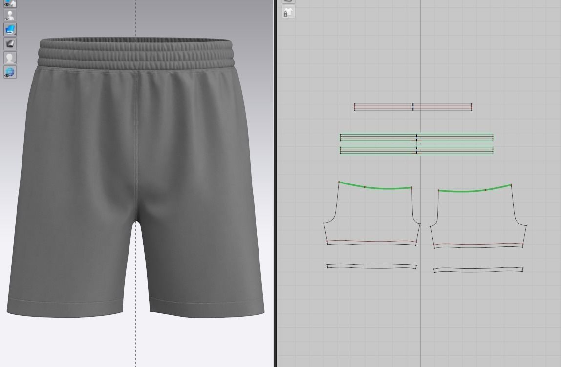 Regular Shorts 3D model | CGTrader