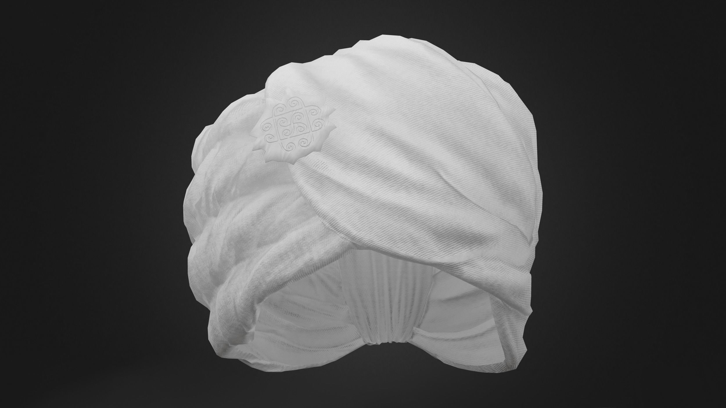 3D model Sultan Wrap Hat VR / AR / low-poly | CGTrader