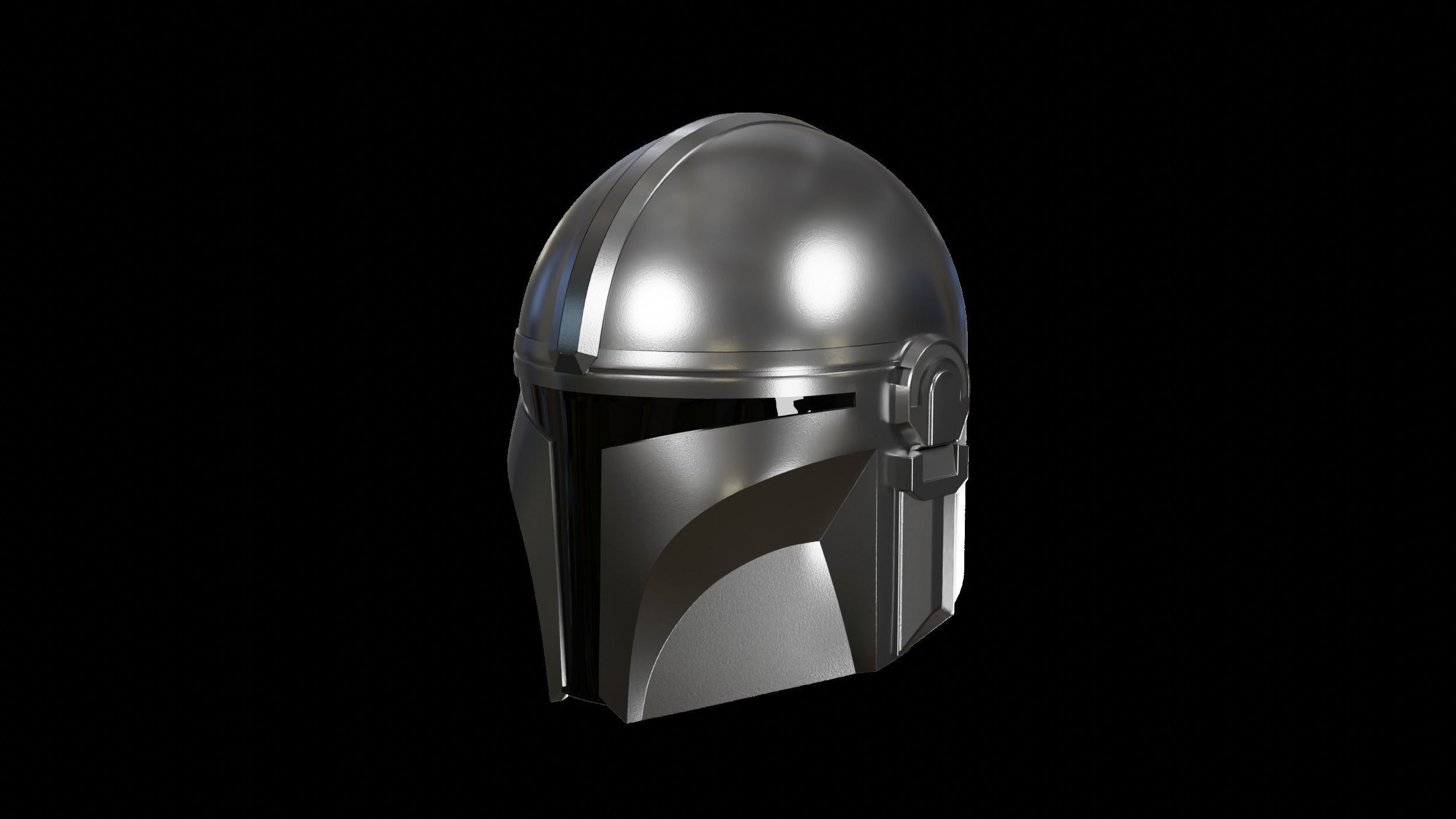 3D model Star Wars Mandalorian Helmet VR / AR / low-poly | CGTrader