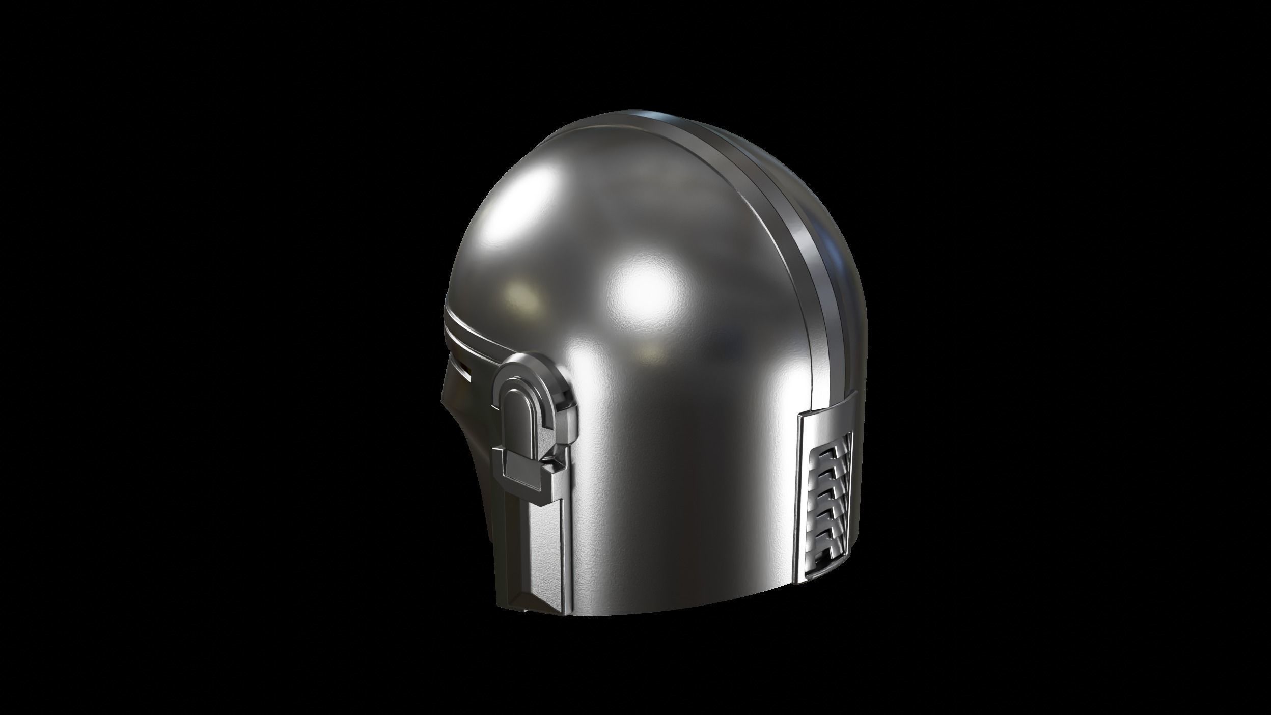 3D model Star Wars Mandalorian Helmet VR / AR / low-poly | CGTrader
