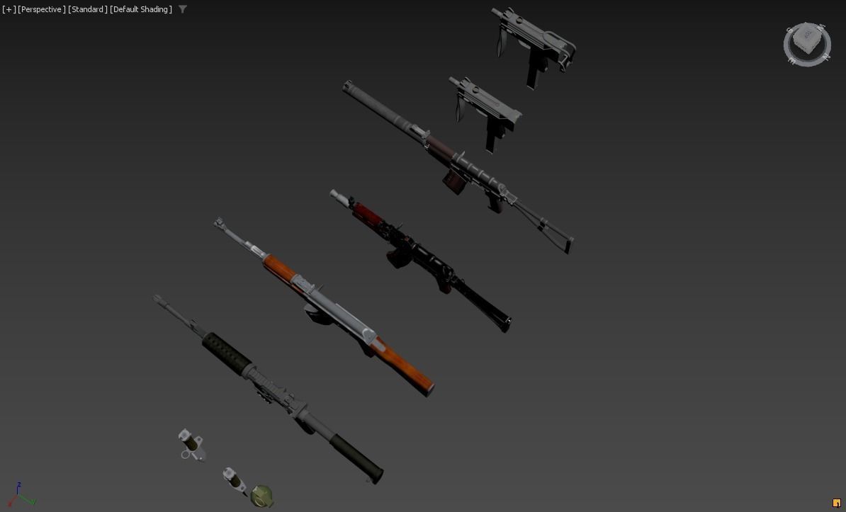 3D model military weapons VR / AR / low-poly | CGTrader