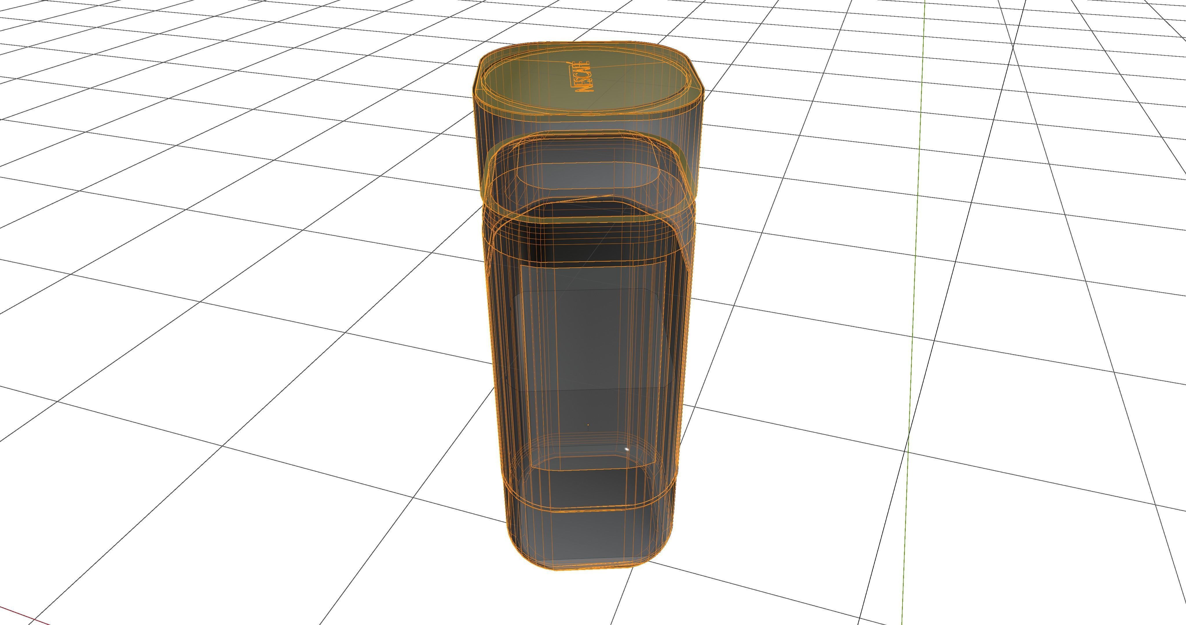 Nescafe Coffee bottle V1 free VR / AR / low-poly 3D model | CGTrader