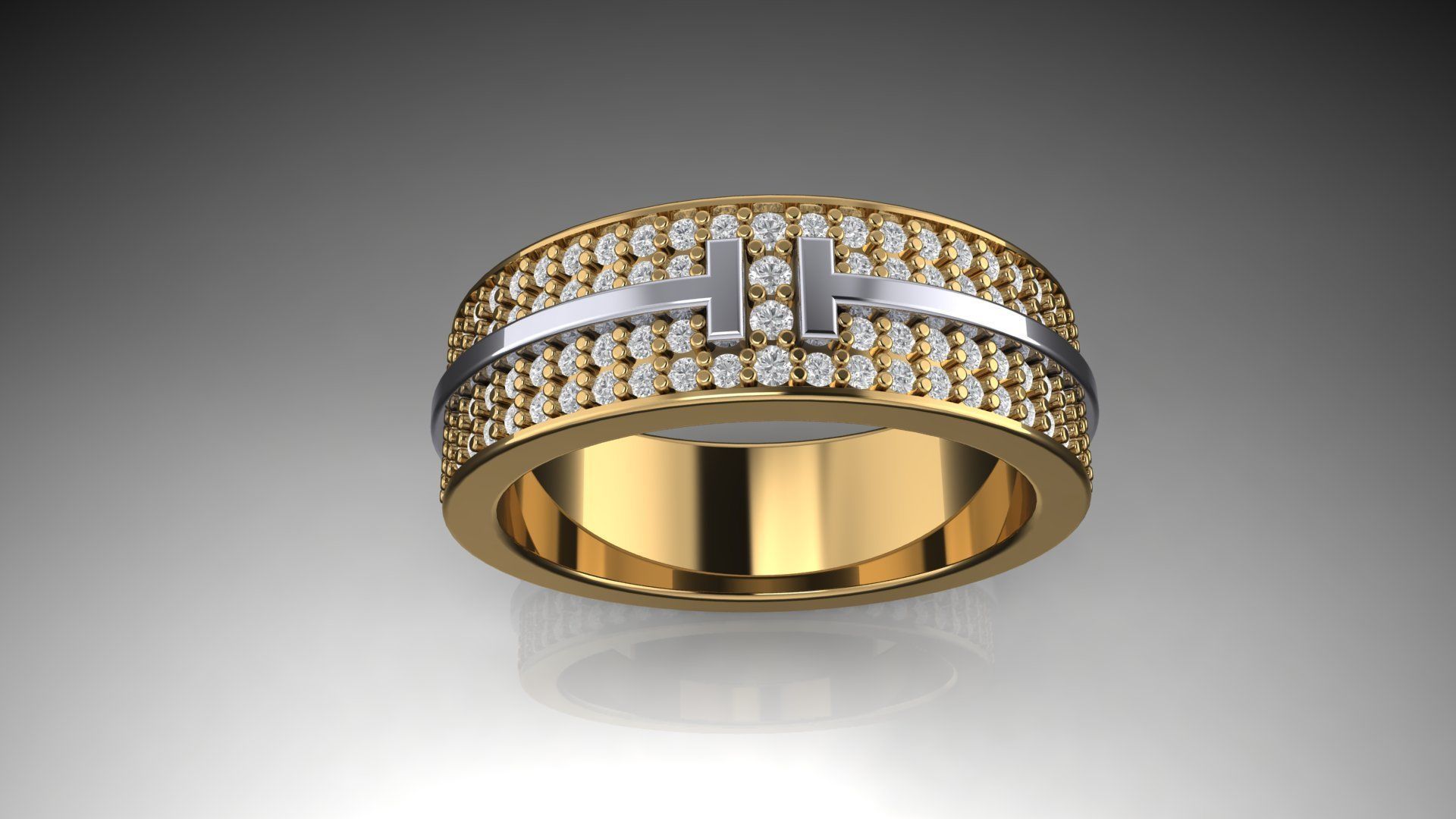 Gold Ring free 3D model 3D printable | CGTrader