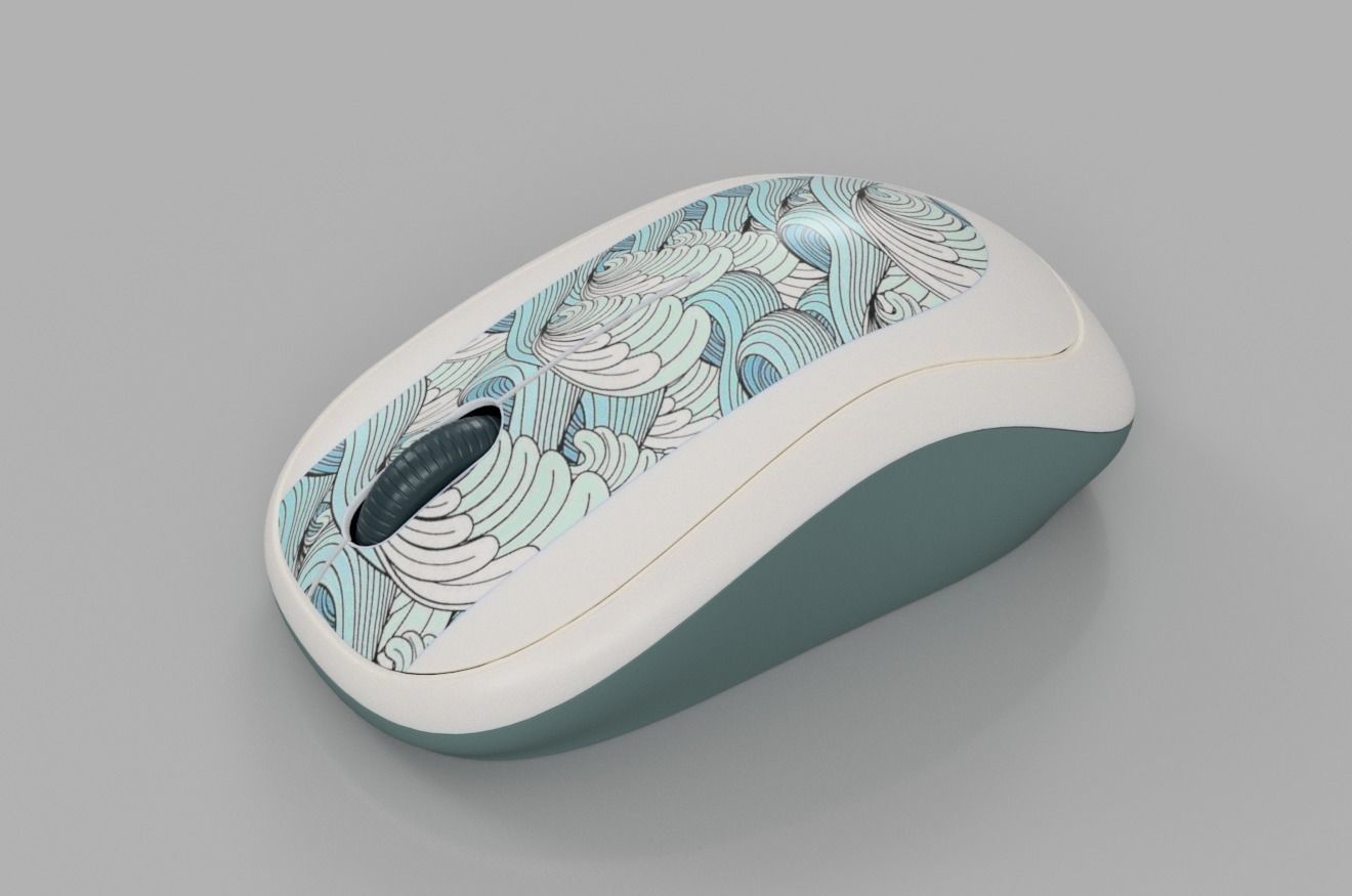 wireless mouse free 3D model | CGTrader