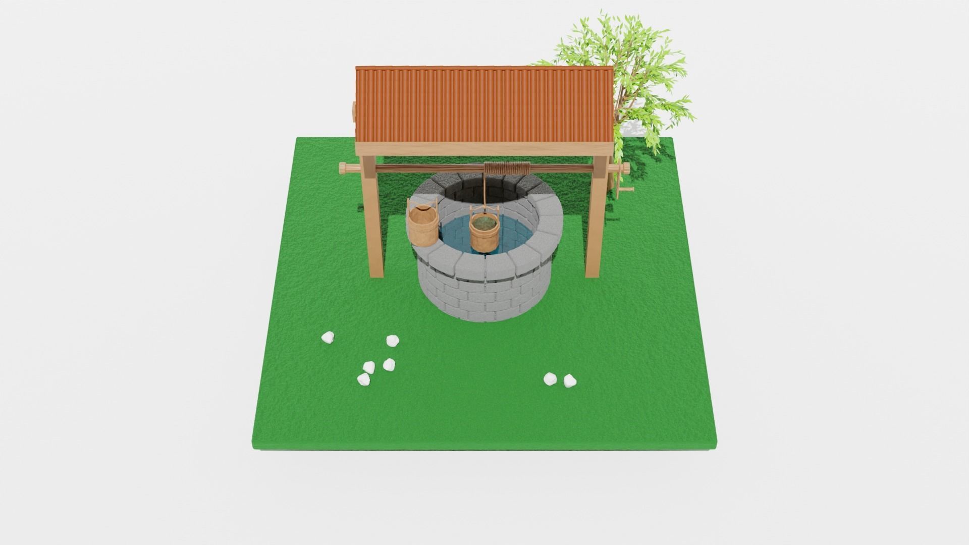 Water Well 3D model | CGTrader