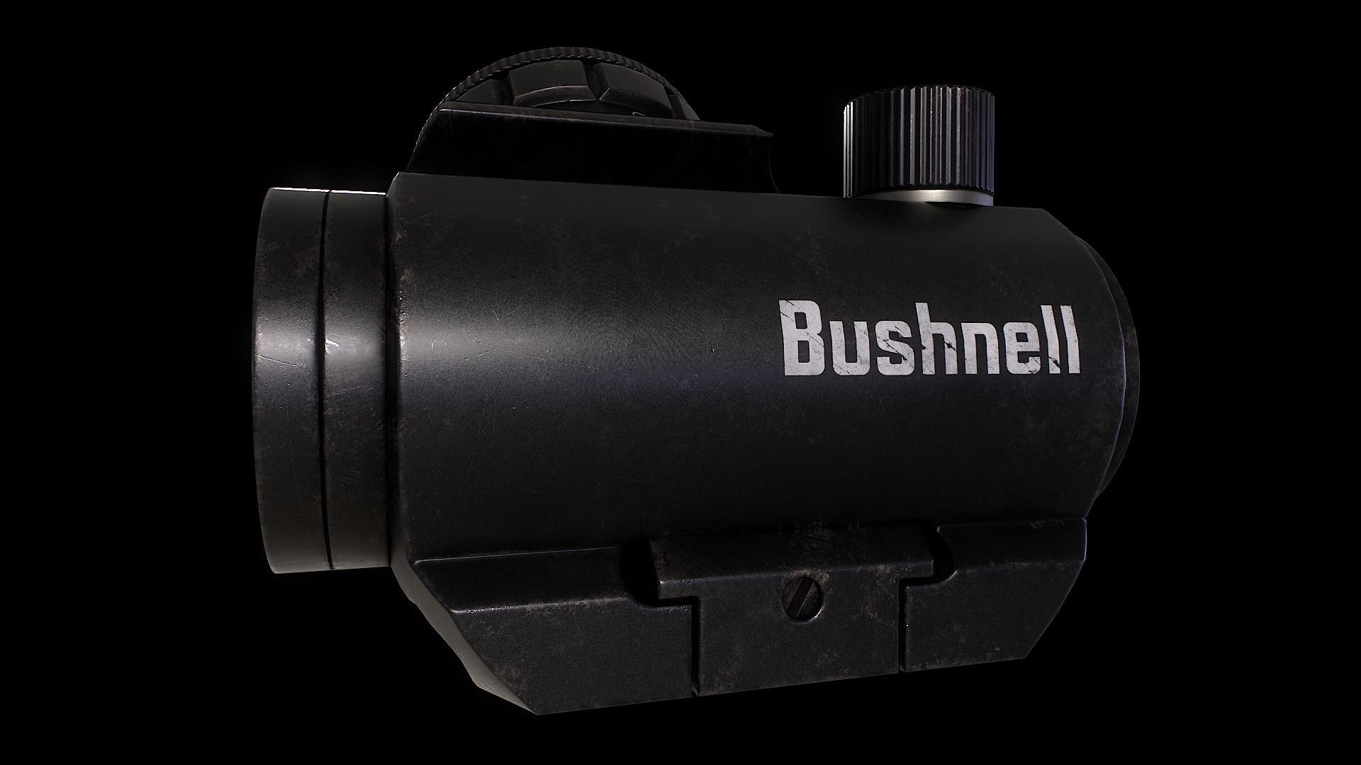 3D model Bushnell Trophy Red Dot Scope TRS-25 VR / AR / low-poly | CGTrader