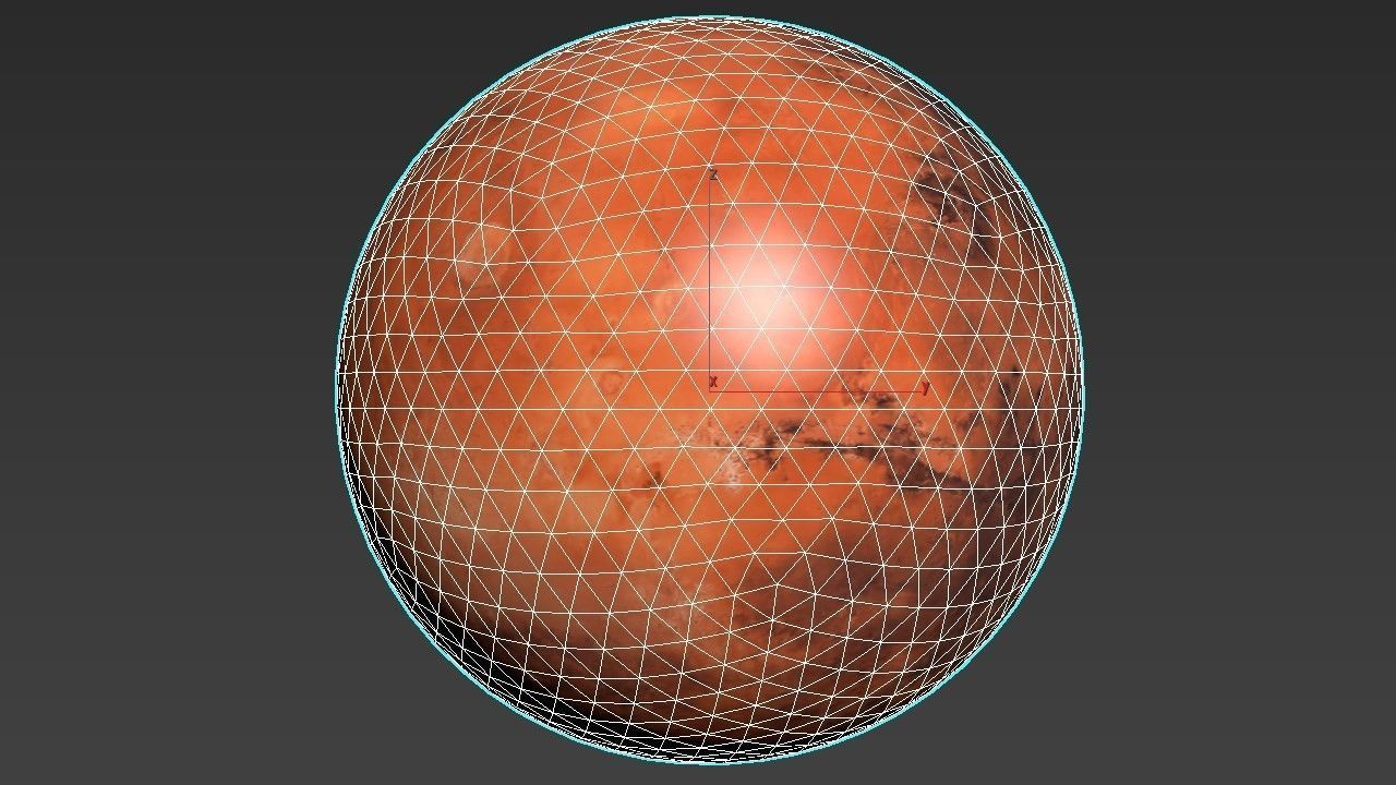 3D model Planet Mars 4k Ultra HD texturs VR / AR / low-poly | CGTrader