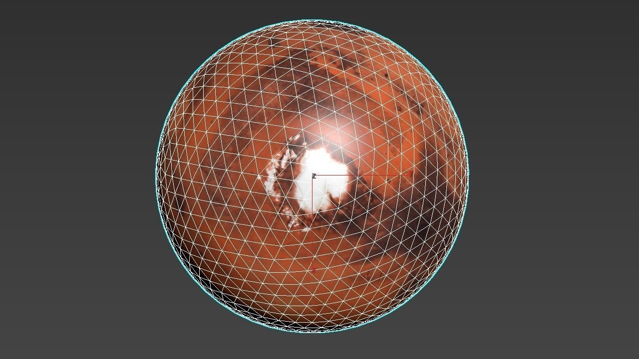 3D model Planet Mars 4k Ultra HD texturs VR / AR / low-poly | CGTrader