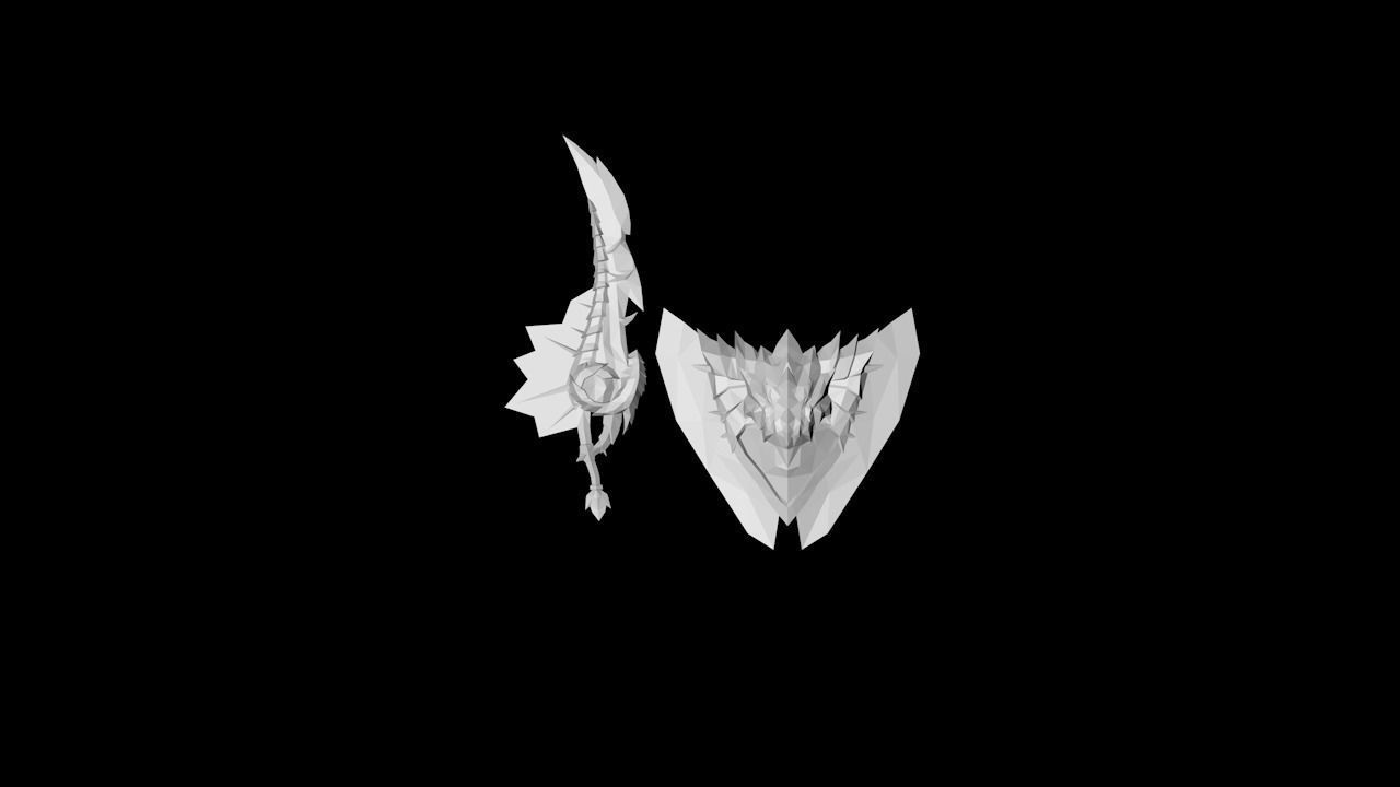 3D model Glorious Sword and Shield VR / AR / low-poly | CGTrader