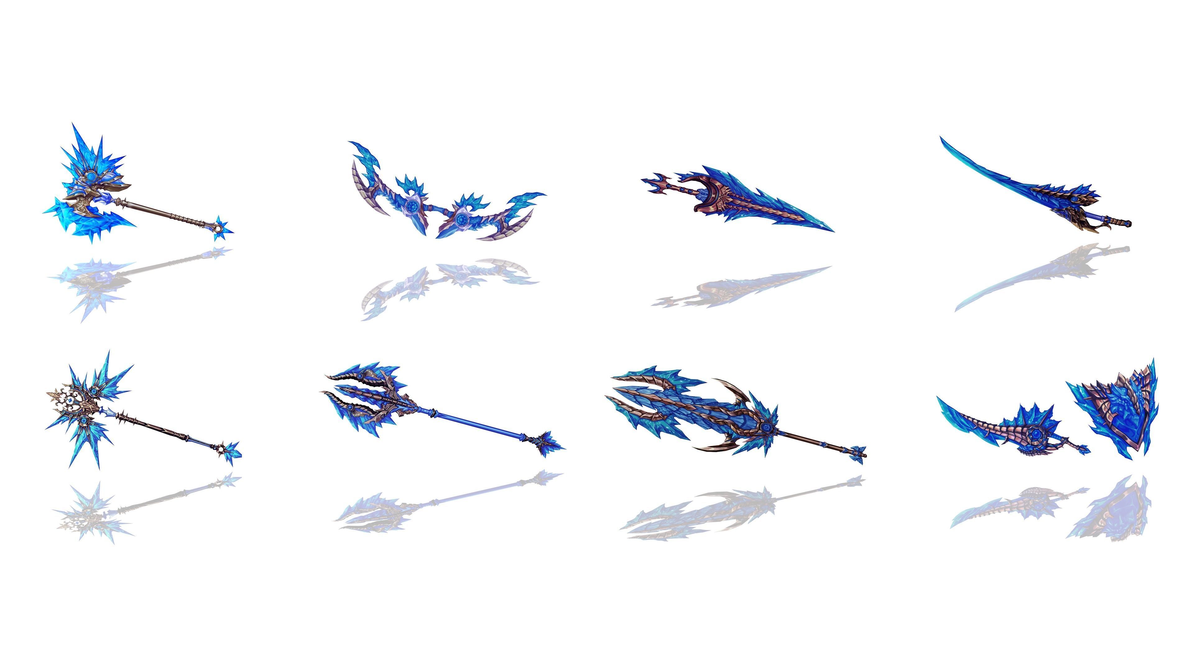 3D Model Collection Glorious Weapons VR / AR / low-poly | CGTrader