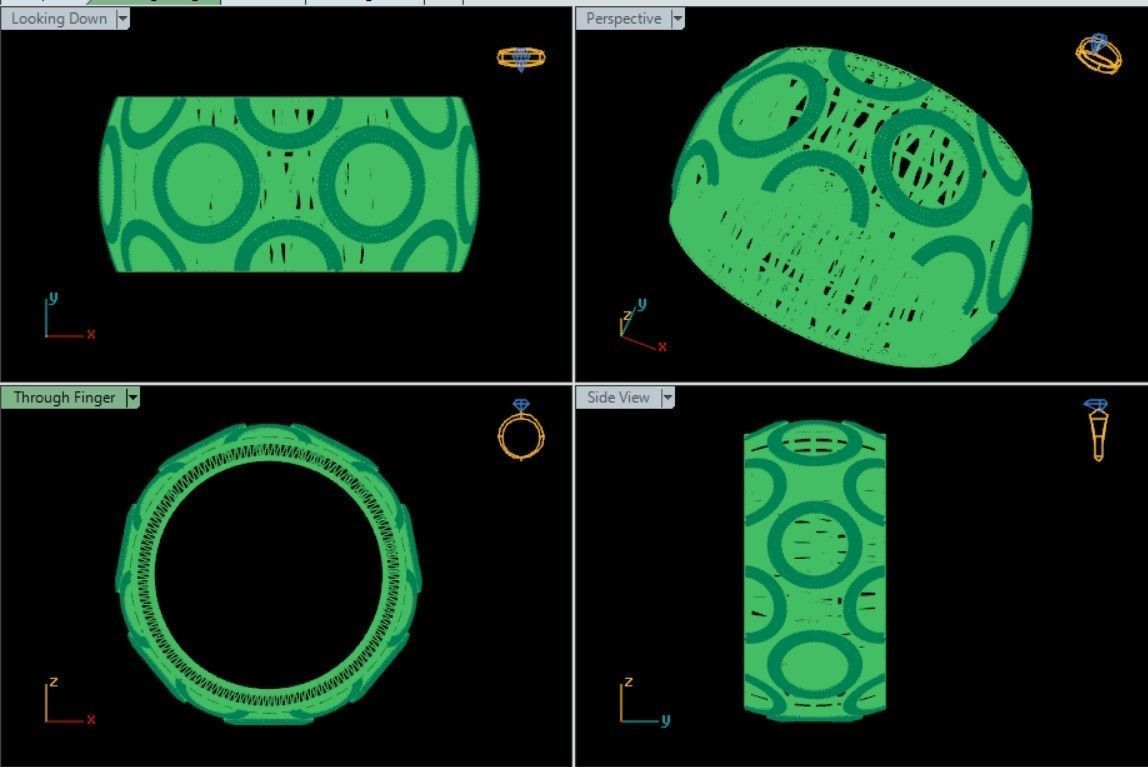 TURKISH BANDS 3D model 3D printable | CGTrader