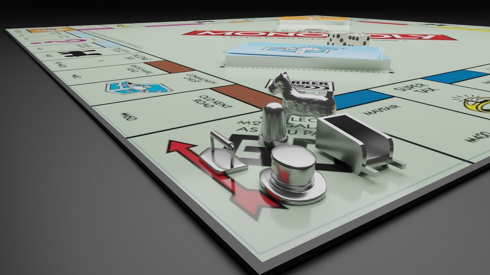 Monopoly 3D model 3D model | CGTrader