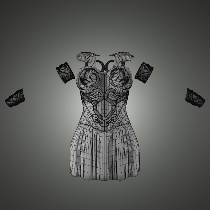Xena Armor 3D model | CGTrader