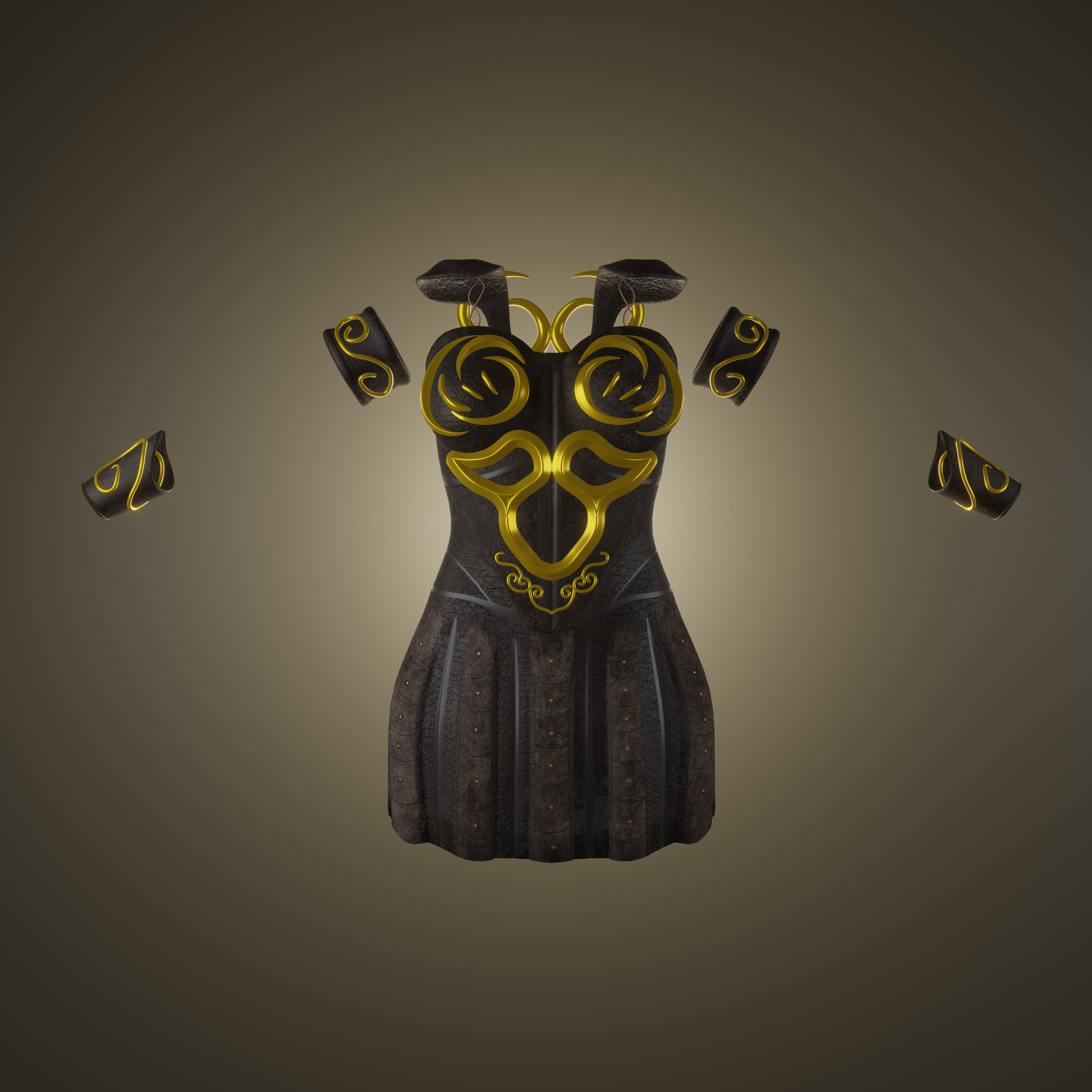 Xena Armor 3D model | CGTrader