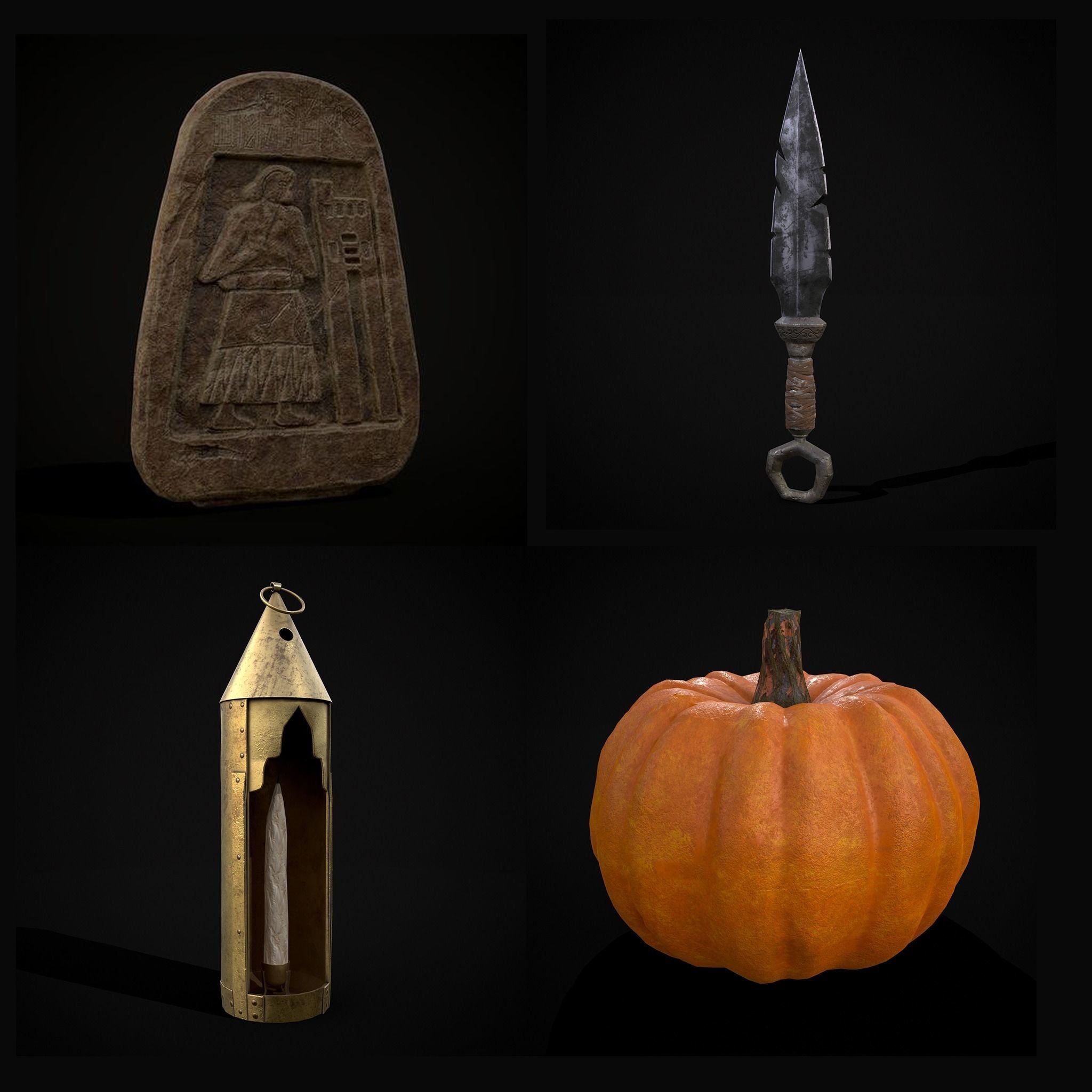 3D Model Collection Medieval Prop Mix Twenty VR / AR / low-poly | CGTrader