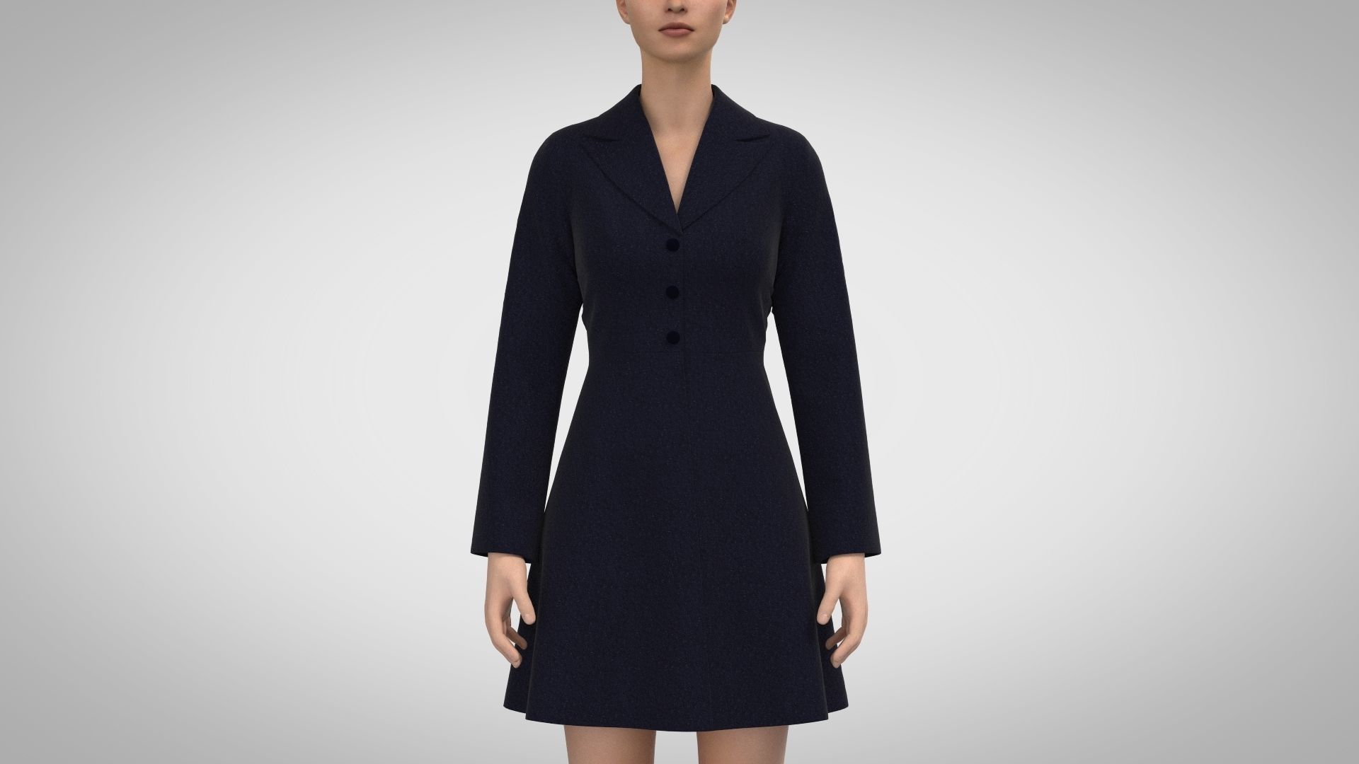 Frock Coat 3D model | CGTrader