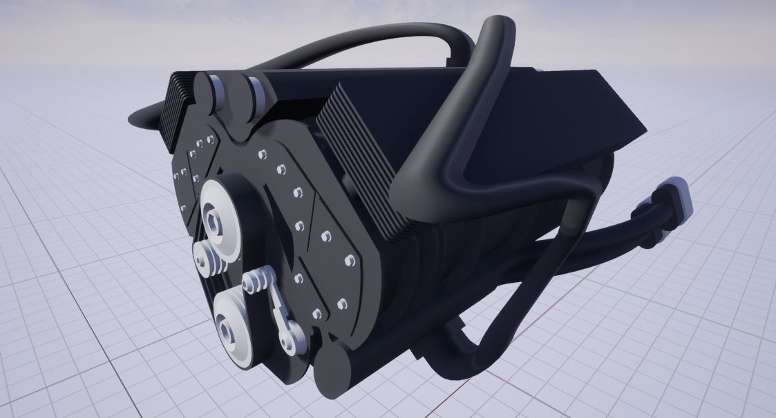 GM Engine 3D model | CGTrader