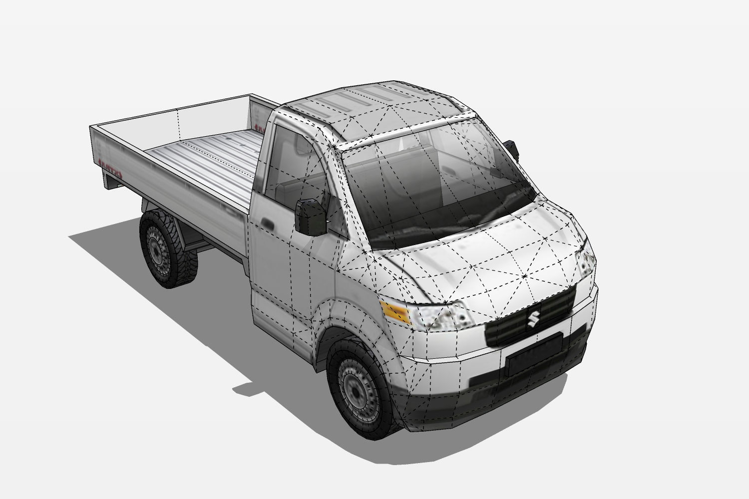 3D model Suzuki Mega Carry pickup VR / AR / low-poly | CGTrader