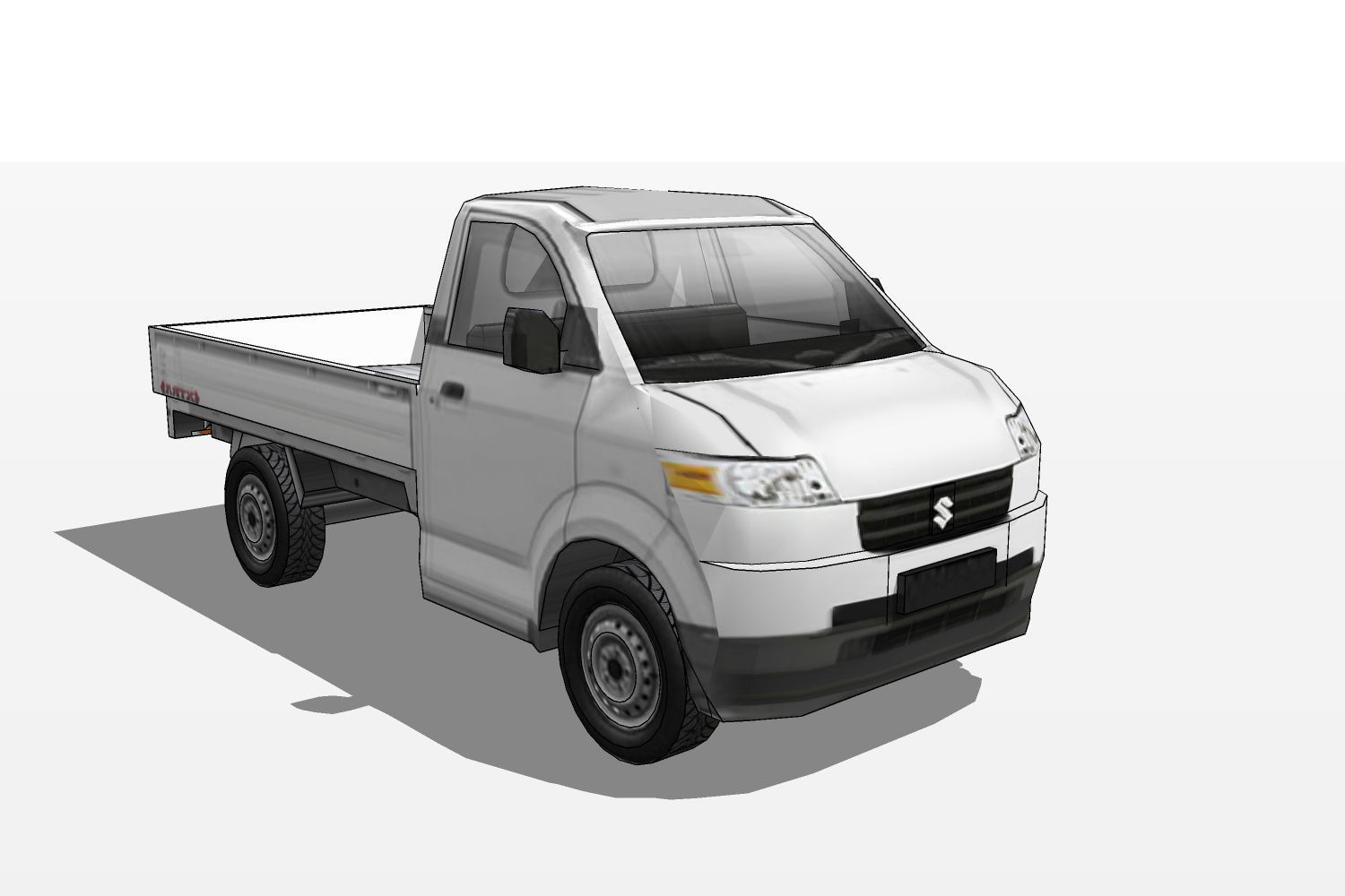 3D model Suzuki Mega Carry pickup VR / AR / low-poly | CGTrader