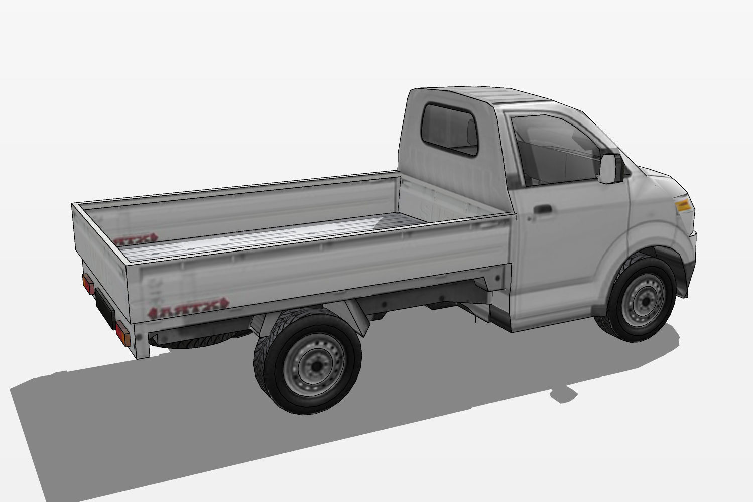 3D model Suzuki Mega Carry pickup VR / AR / low-poly | CGTrader