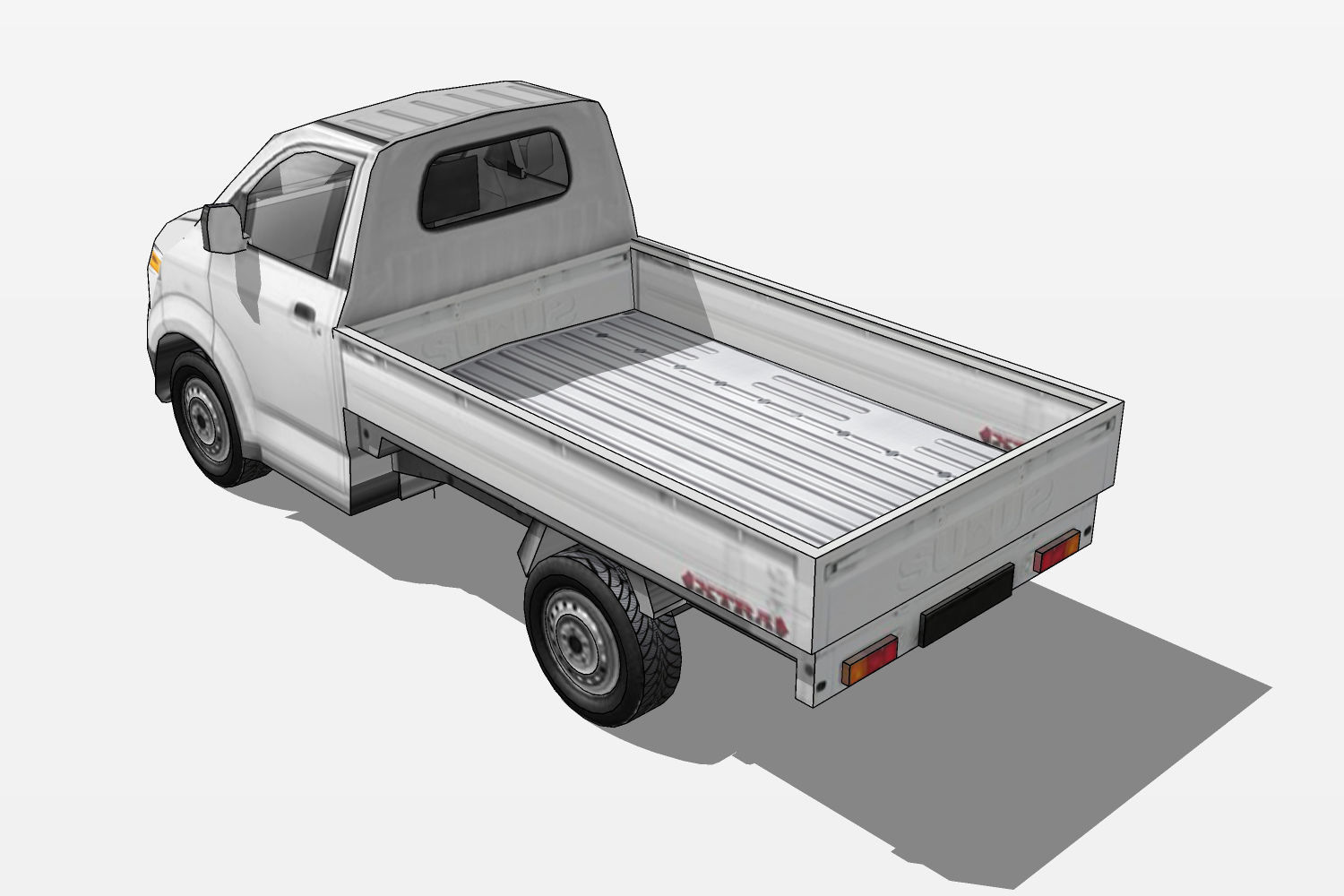 3D model Suzuki Mega Carry pickup VR / AR / low-poly | CGTrader