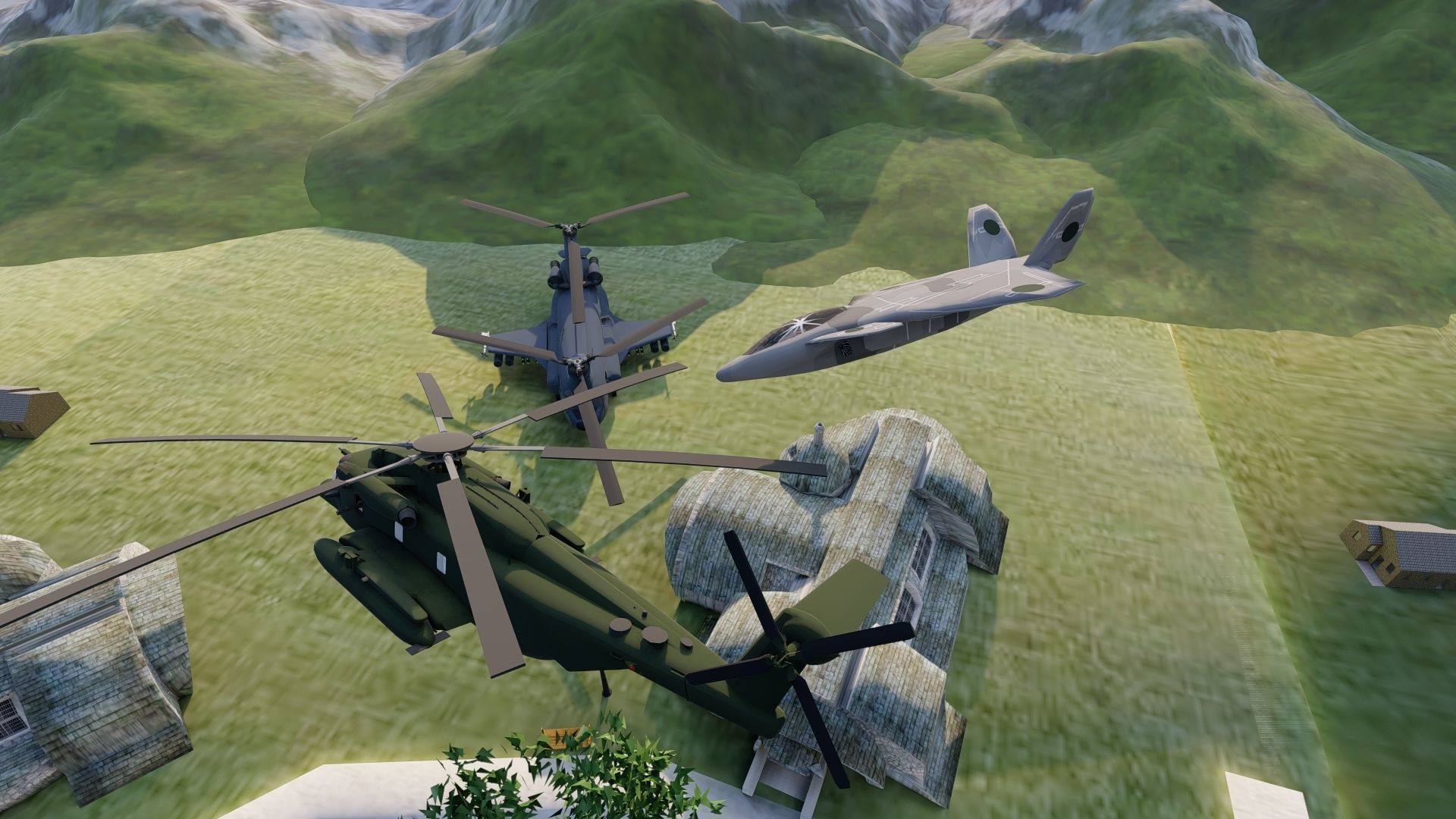 Battle Scene 3D model | CGTrader