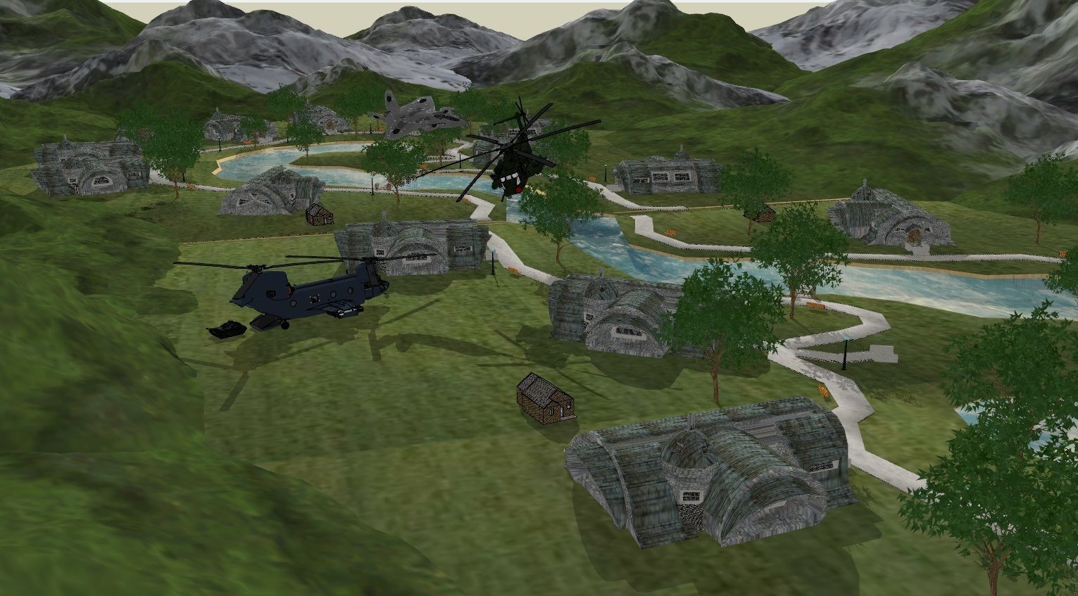 Battle Scene 3D model | CGTrader