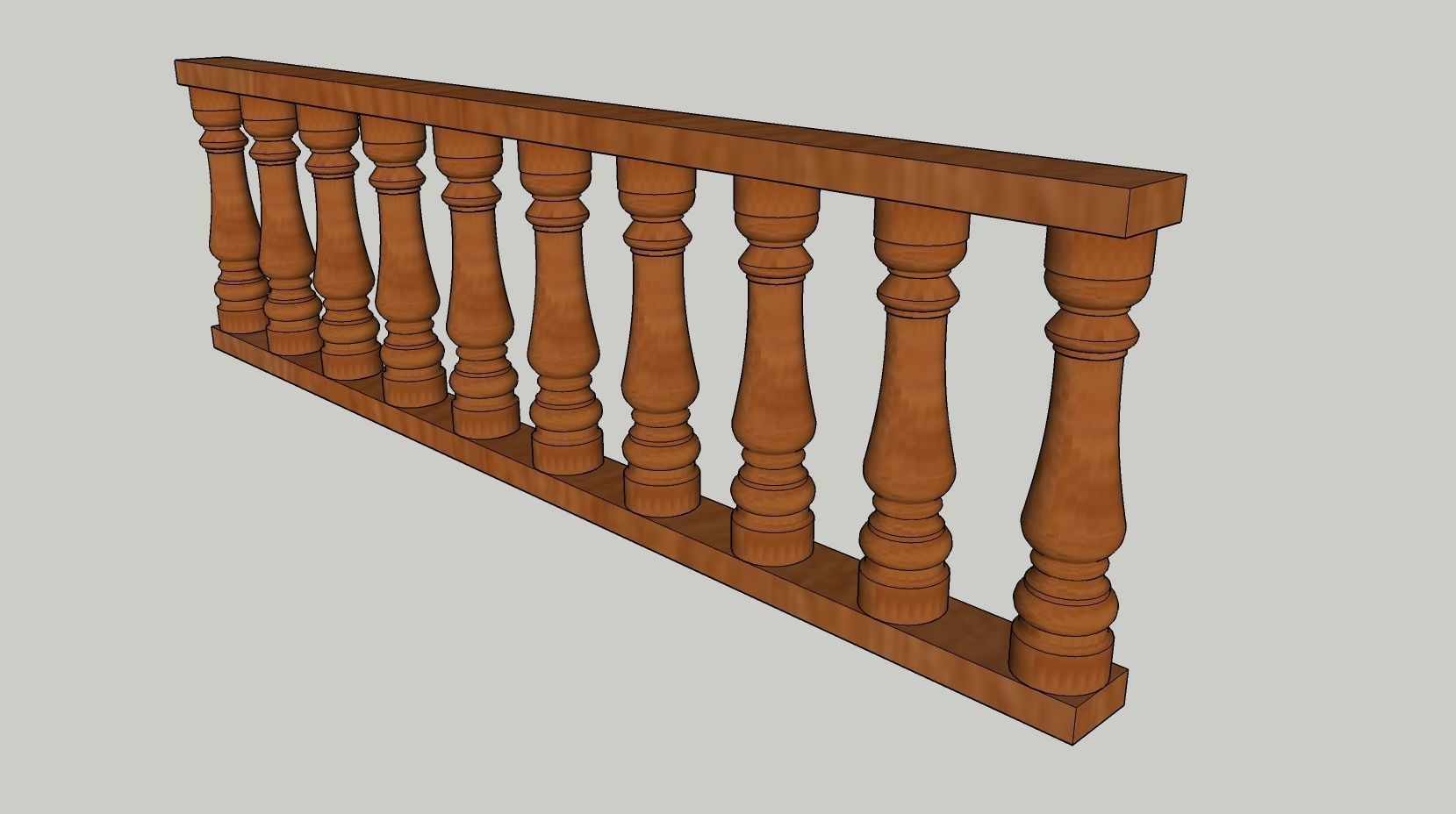 Baluster 3D Model Sketchup Free Download 3D model | CGTrader