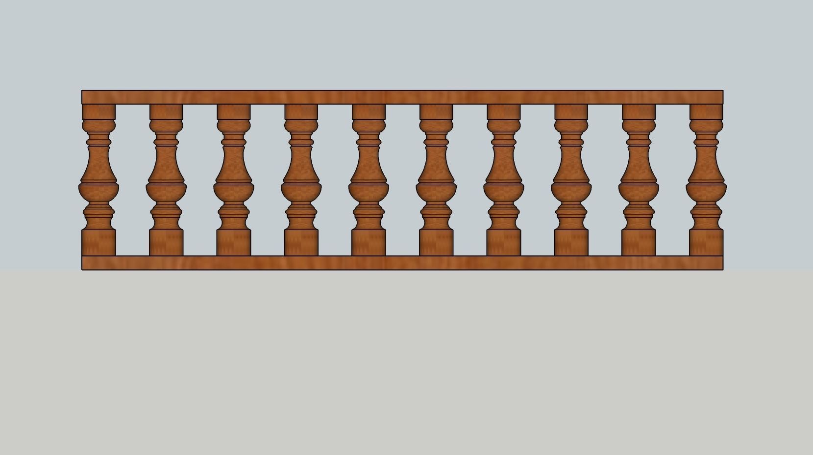 Baluster 3D Model Sketchup Free Download 3D model | CGTrader