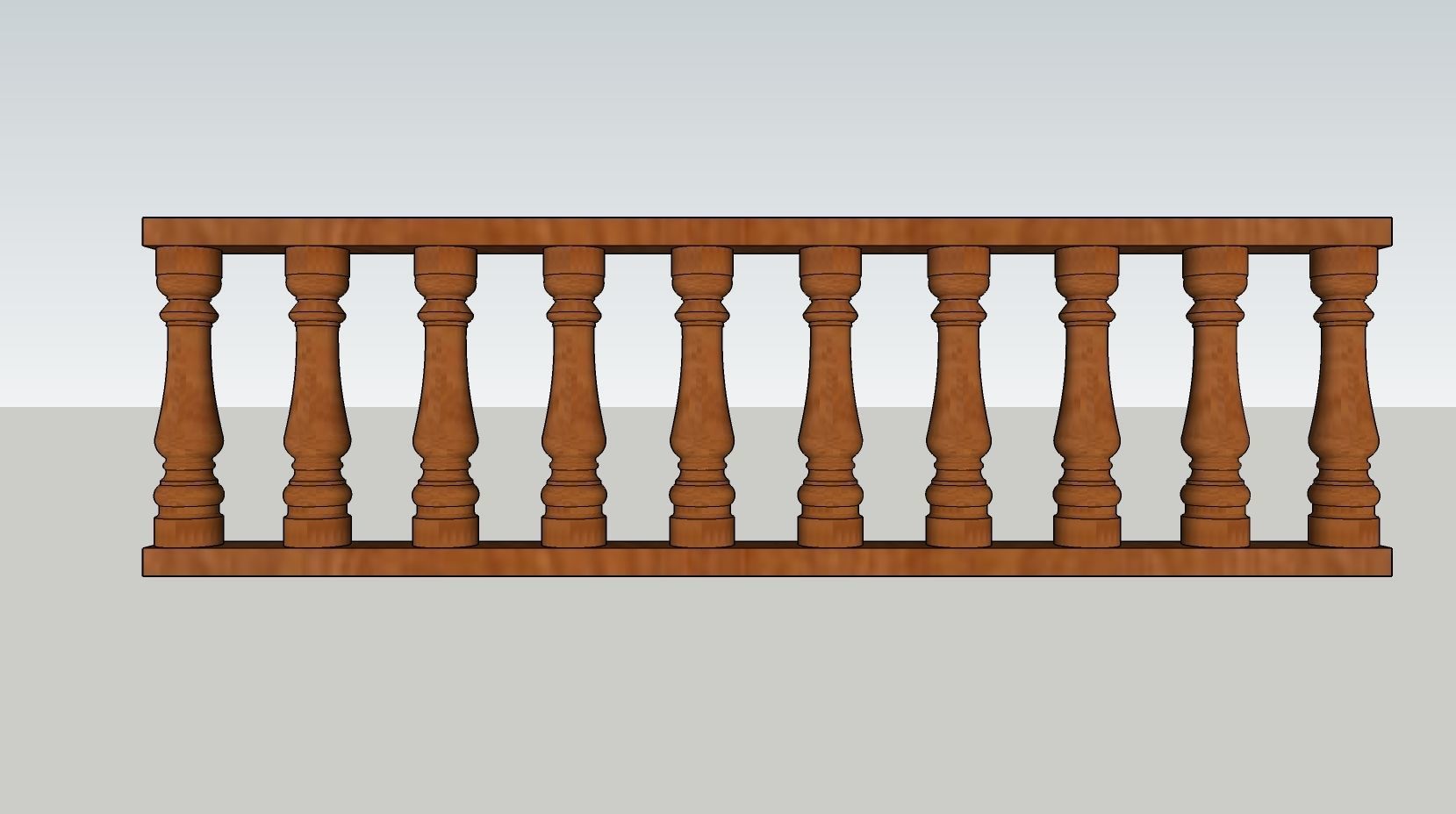 Baluster 3D Model Sketchup Free Download 3D model | CGTrader
