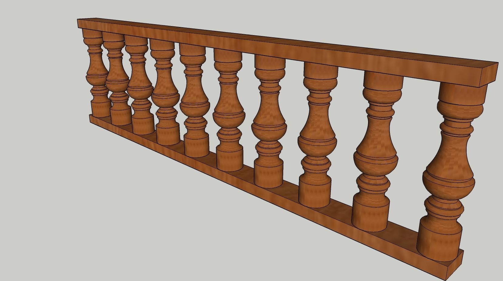 Baluster 3D Model Sketchup Free Download 3D model | CGTrader