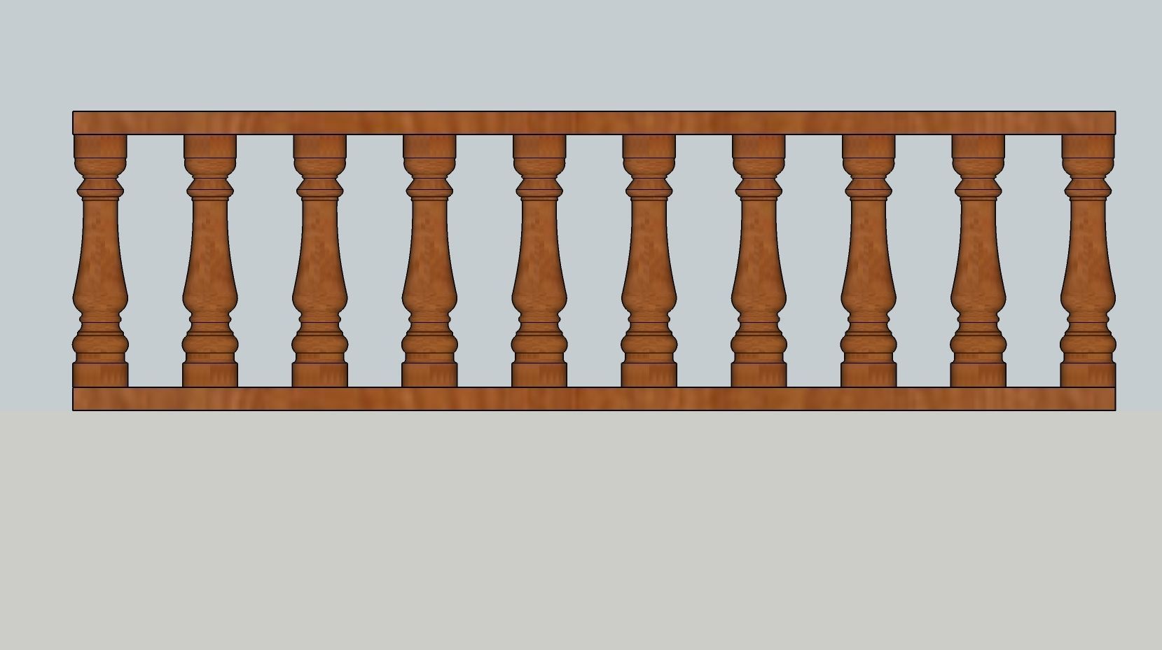 Baluster 3D Model Sketchup Free Download 3D model | CGTrader