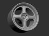 SSR Mark II R Wheels Rims 3D Print Ready Model 3D print model 3D model ...