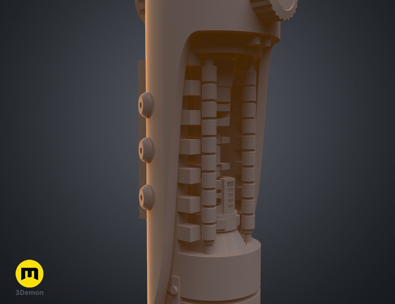 Starkiller Lightsaber - Force Unleashed II 3D model 3D printable | CGTrader
