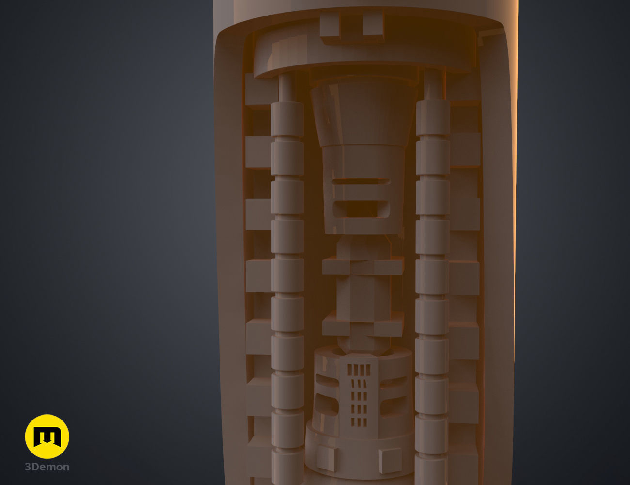 Starkiller Lightsaber - Force Unleashed II 3D model 3D printable | CGTrader
