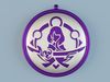 Genshin Impact Raiden Shogun Emblem pendant 3D model 3D printable ...